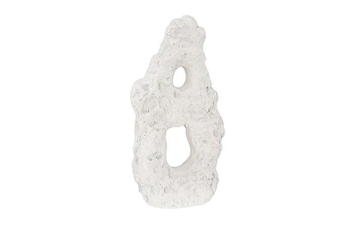 Cast Stone Table Top Sculpture, Double Hole, Roman Stone – IMPERIO Home